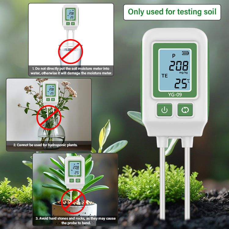 Soil NPK Sensor | Digital NPK Soil Test Meter for Plants – Yieryi Meter