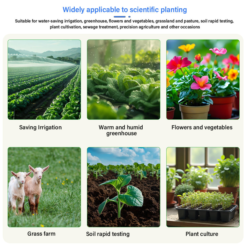 8-in-1 NPK Soil Sensor Probe – Multi-Parameter Tester & Analyzer ...