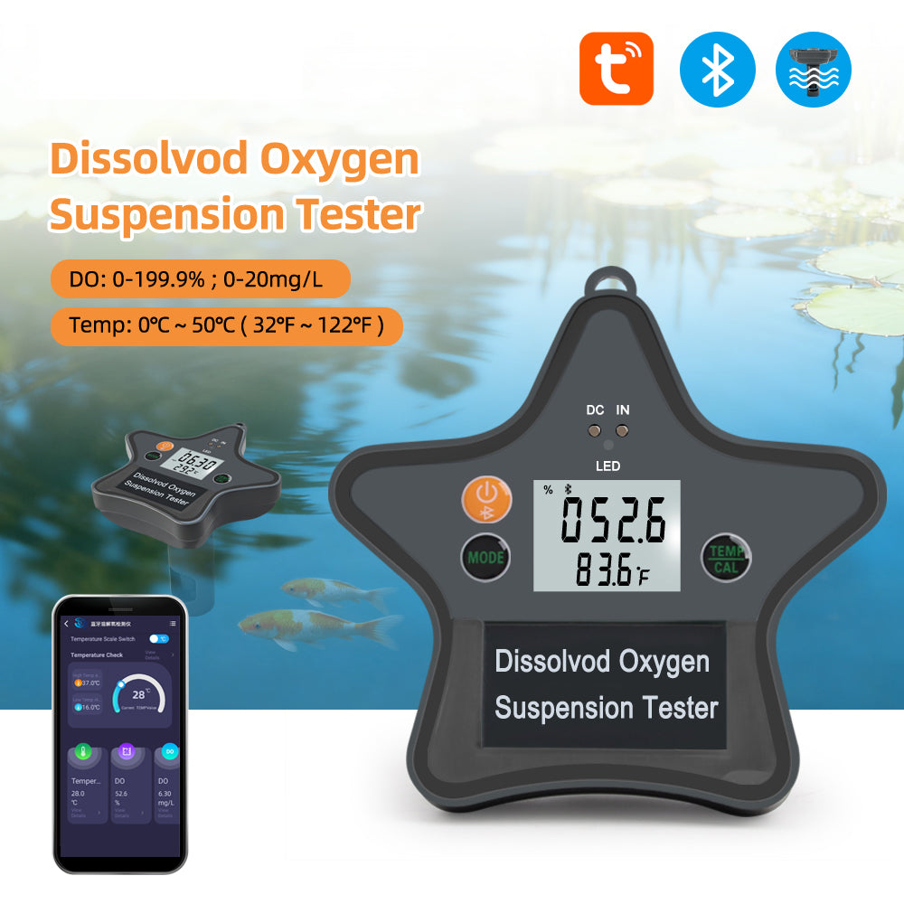 YIERYI DO-BT088 Bluetooth Dissolved Oxygen Meter for Aquariums & Ponds – Yieryi Meter